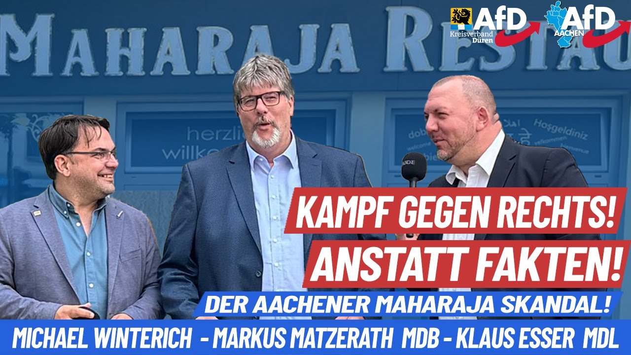 Der Fall Maharaja - Kampf gegen Rechts vs. Fakten!  AfD klärt auf!