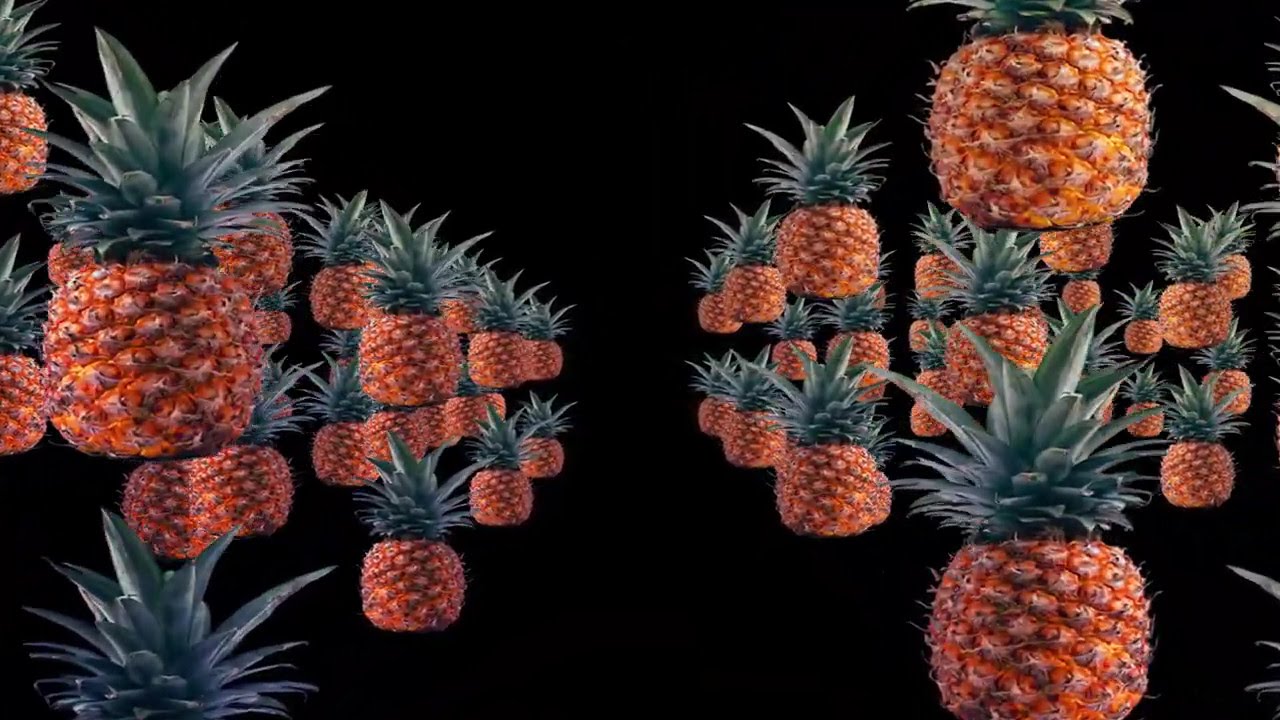 Pineapple Background. Pineapple Overlay.