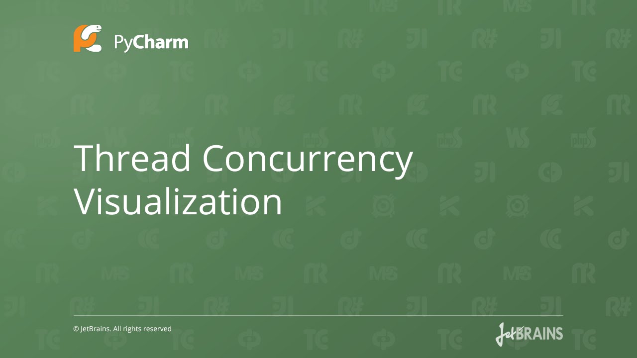 Thread Concurrency Visualization in PyCharm 5