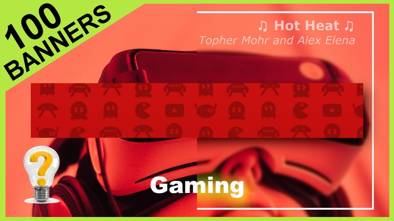 100 YouTube Gaming Channels Banners - Inspiration & Ideas - IN 3 MINUTES