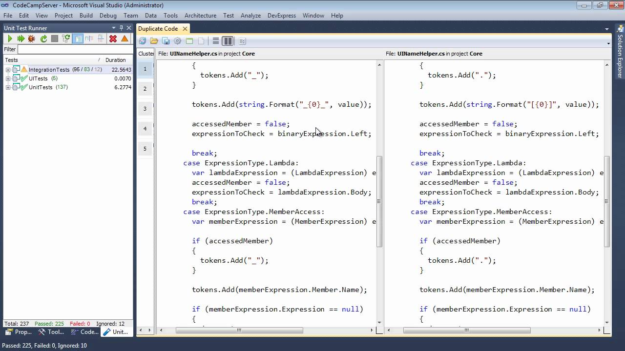 Duplicate Clone Consolidation with CodeRush