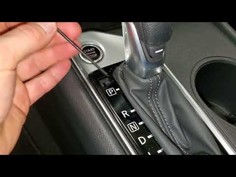 2019 2020 2021 2022 2023 2024 Nissan Altima How To Use Shift Lock Release Switch - Park To Neutral