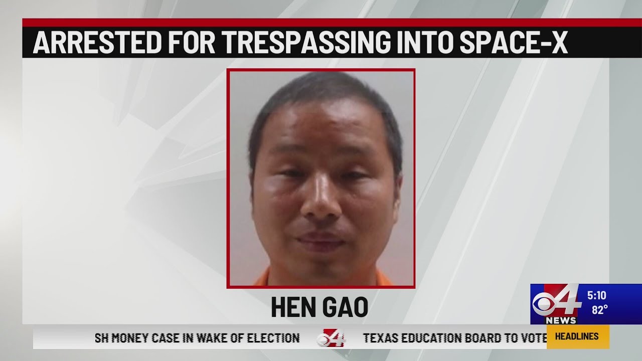 Man arrested for trespassing into SpaceX
