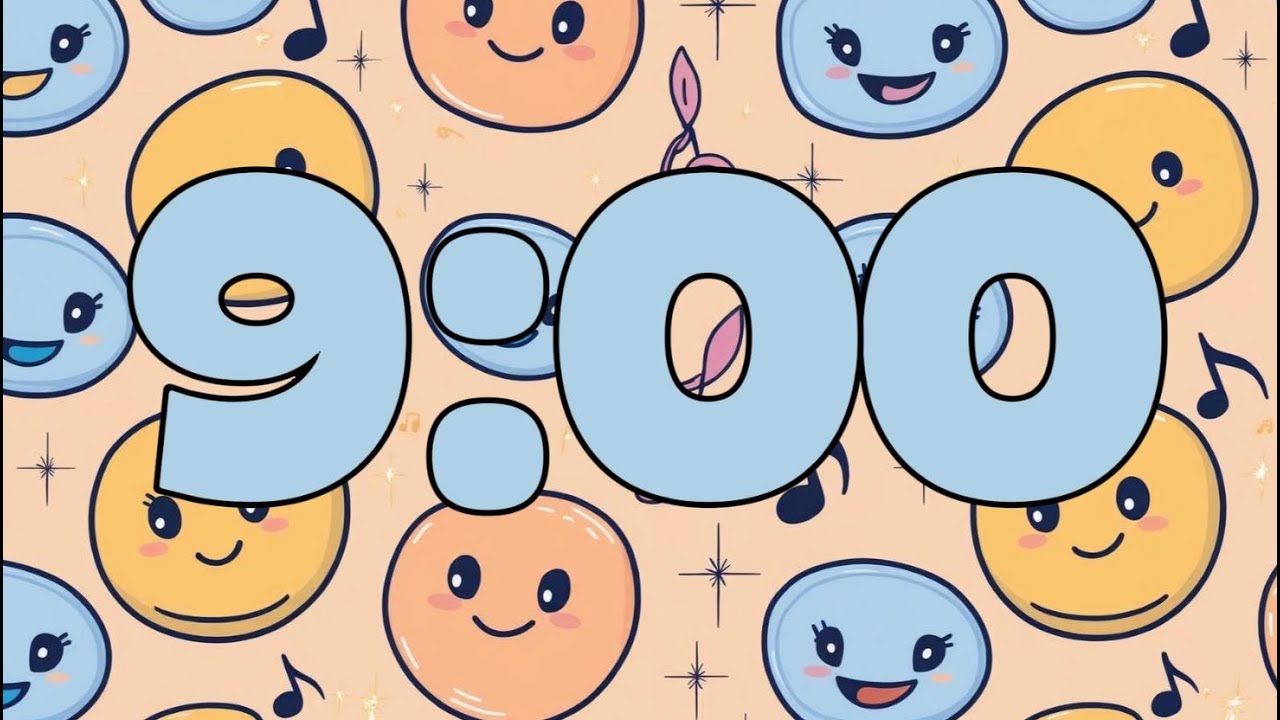 9 Minute Timer with Relaxing Music for Classrooms