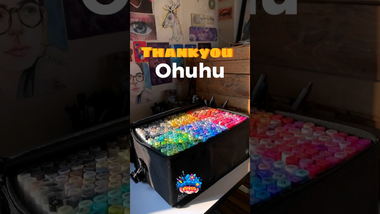 Unboxing Ohuhu 320 markers   #ohuhumarkers #ohuhu @ohuhuart_official