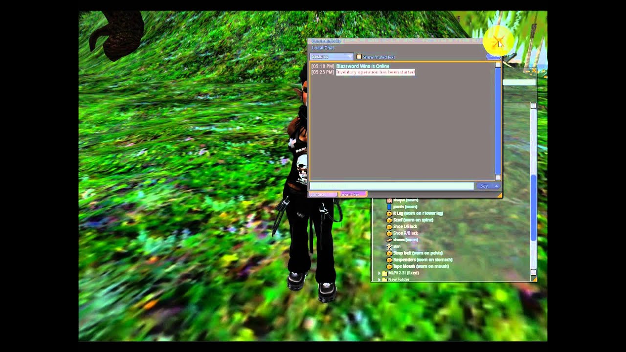OpenSim IAR tutorial Osgrid