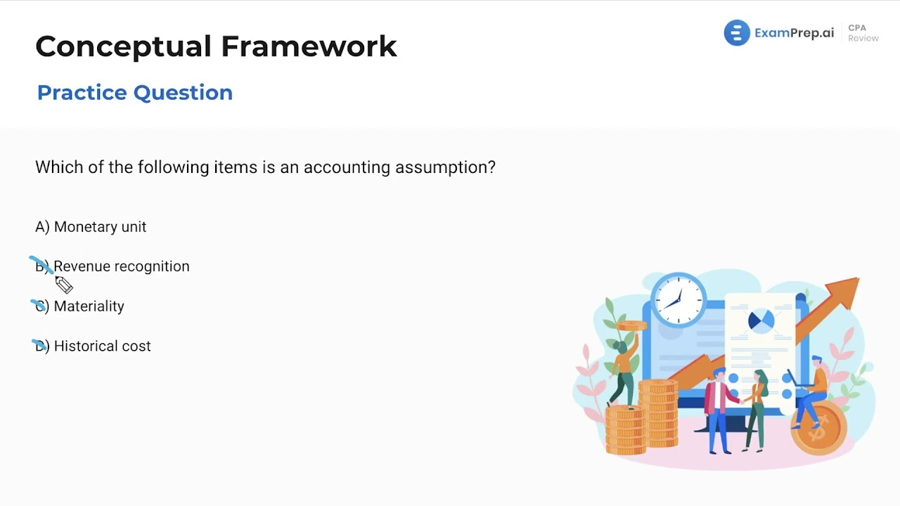 Conceptual Framework - Practice Questions - FAR Exam