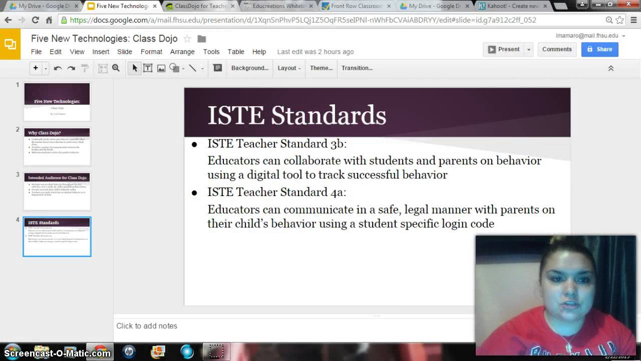 Five New Technologies: #1 Class Dojo