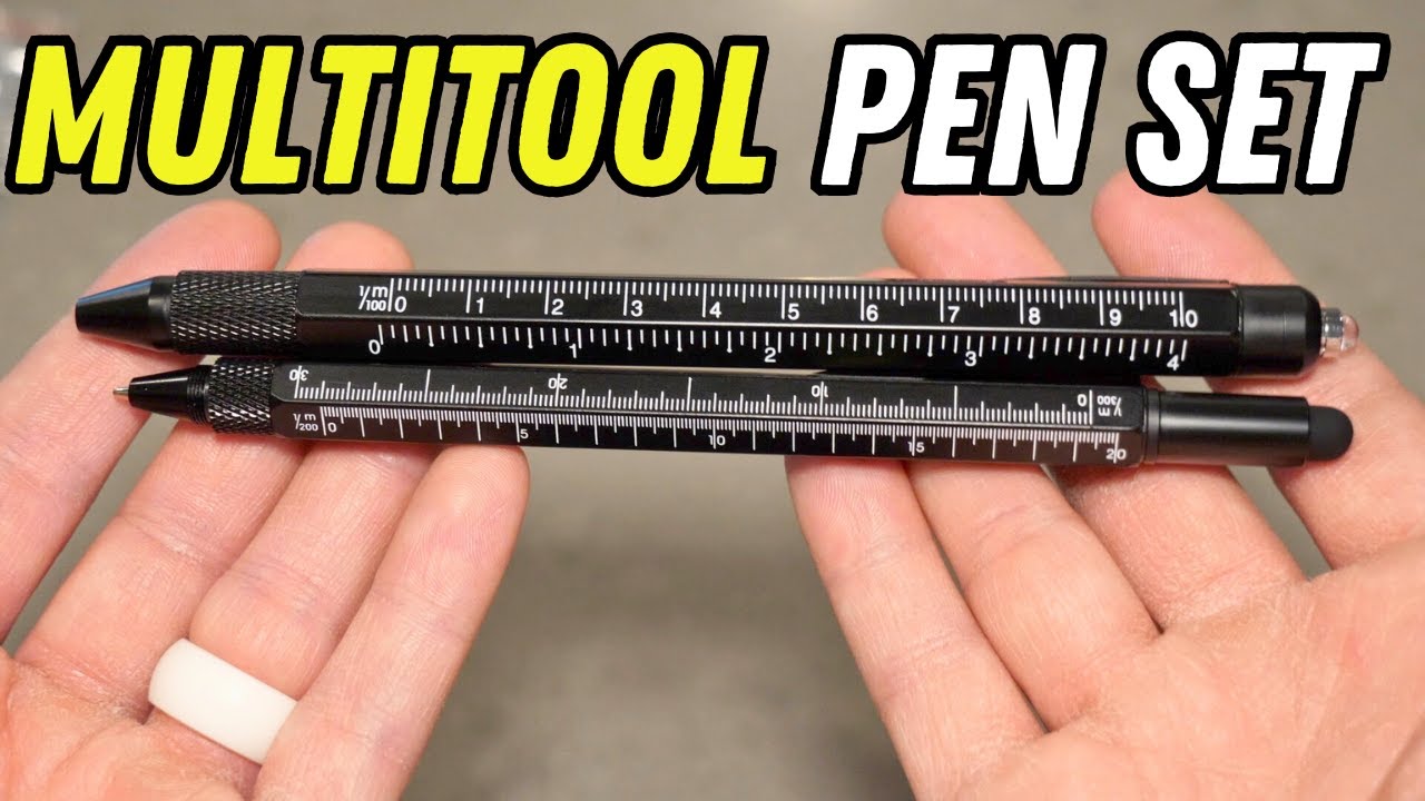 Awesome 11 in 1 Multitool Pen Gift Idea for Husbands, Fathers, Dads, Grandpa and Men!