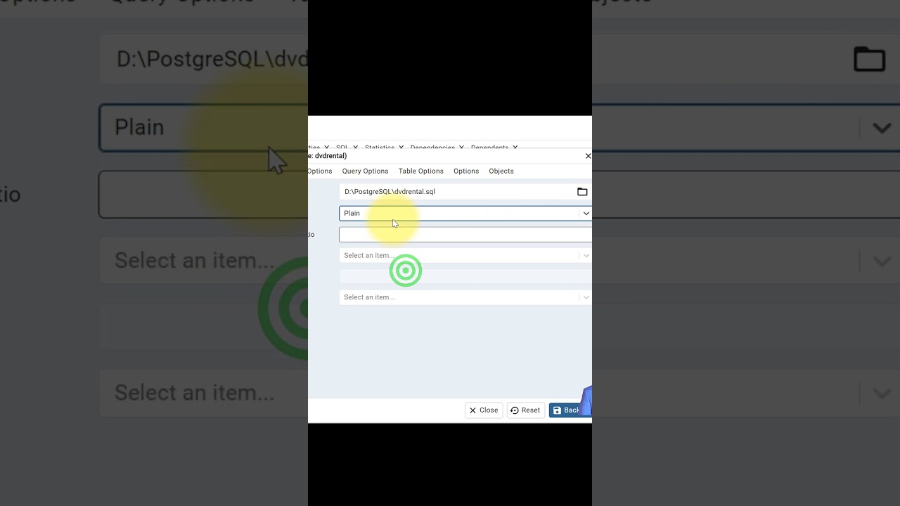 How To Backup PostgreSQL Database As .SQL File Using pgAdmin || Best PostgreSQL Tutorial Shorts