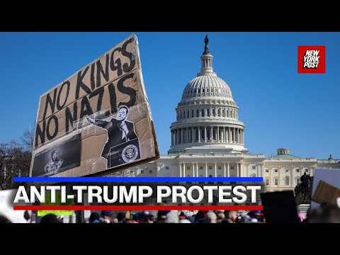 Watch live: No Kings protests against Trump across the USA