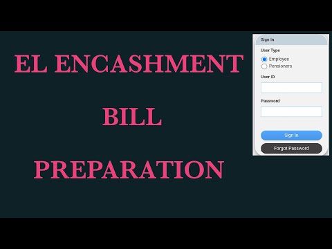 Encashment of EL for ifhrms in tamil. EL ENCASHMENT IN IFHRMS. EL ENCASHMENT BILL