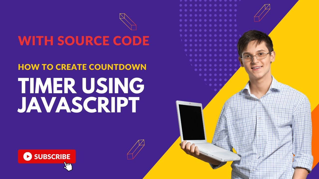 How To Create Beautiful Animated Countdown Timer Using Raw Javascript | With Source Code