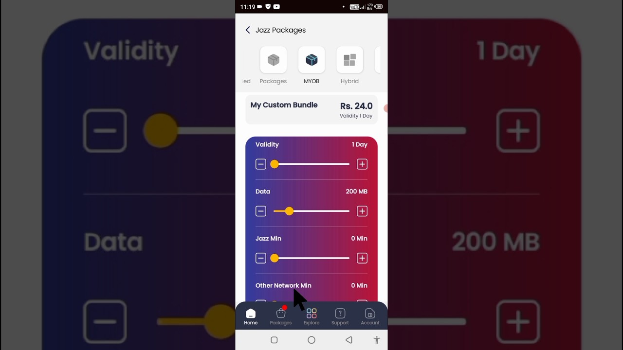 Make your own bundles in jazz world simosa app