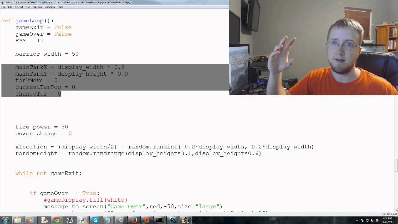 Pygame (Python Game Development) Tutorial - 74 - Enemy Tank Part 1