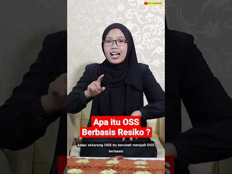 Apa itu OSS Berbasis Resiko ? #oss #onlinesinglesubmission #nib #izinusaha #perizinanusaha #dpmptsp