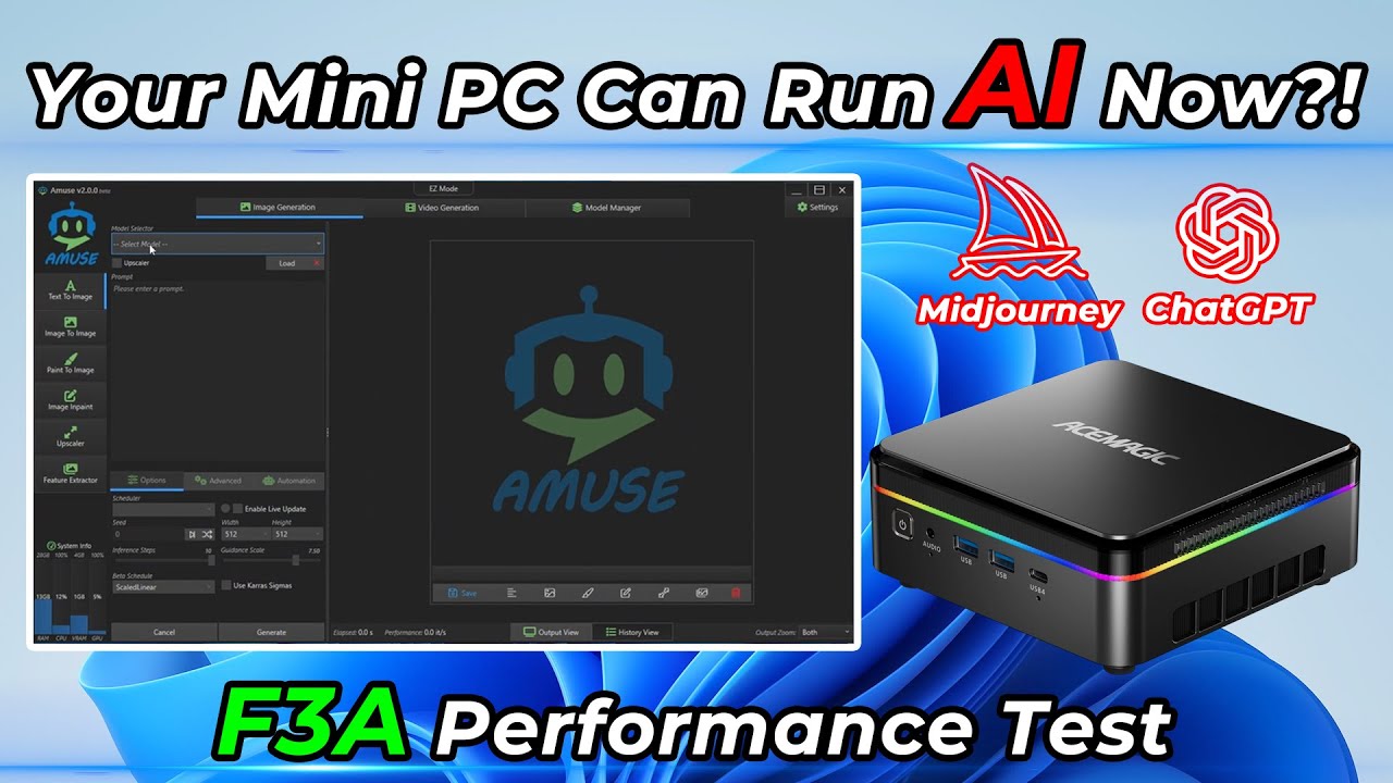 This Mini PC Runs AI Like a Desktop | Ryzen AI 9 HX370 + Stable Diffusion