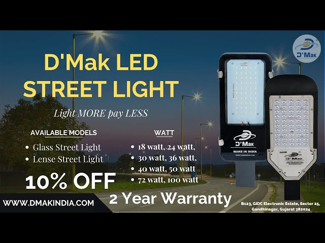 DMAK LED STREET LIGHT - 18W D'Mak LED Street light Manufacturer from ...