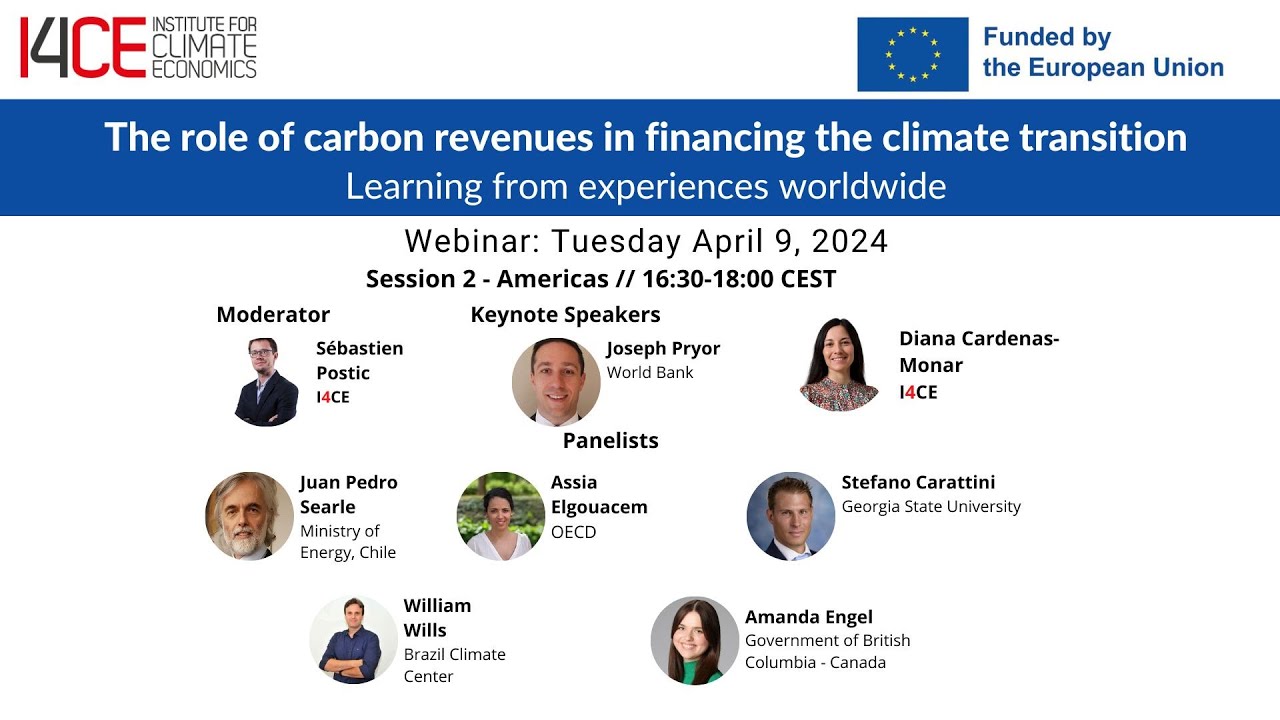 The role of carbon revenues in financing the climate transition - I4CE