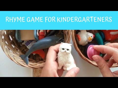 Rhyme Games for Kindergarteners | Language Rhyming Baskets | Learning Activities for Children