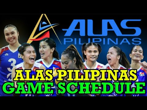 ALAS PILIPINAS UPDATED GAME SCHEDULE | AVC WOMENS VOLLEYBALL NATIONS CUP 2025