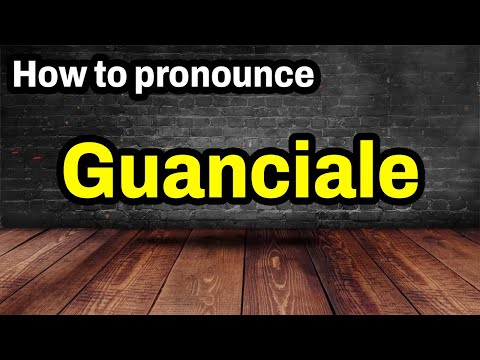 Guanciale Pronunciation | How To Pronounce Guanciale