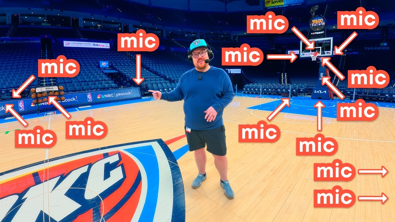Where the NBA hides its mics