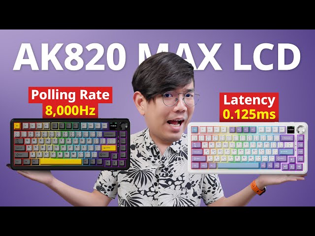 รีวิว Ajazz AK820 Max Plus สวิตช์แบบ Maila Switch แบตใหญ่ 8000mAh ได้ ...