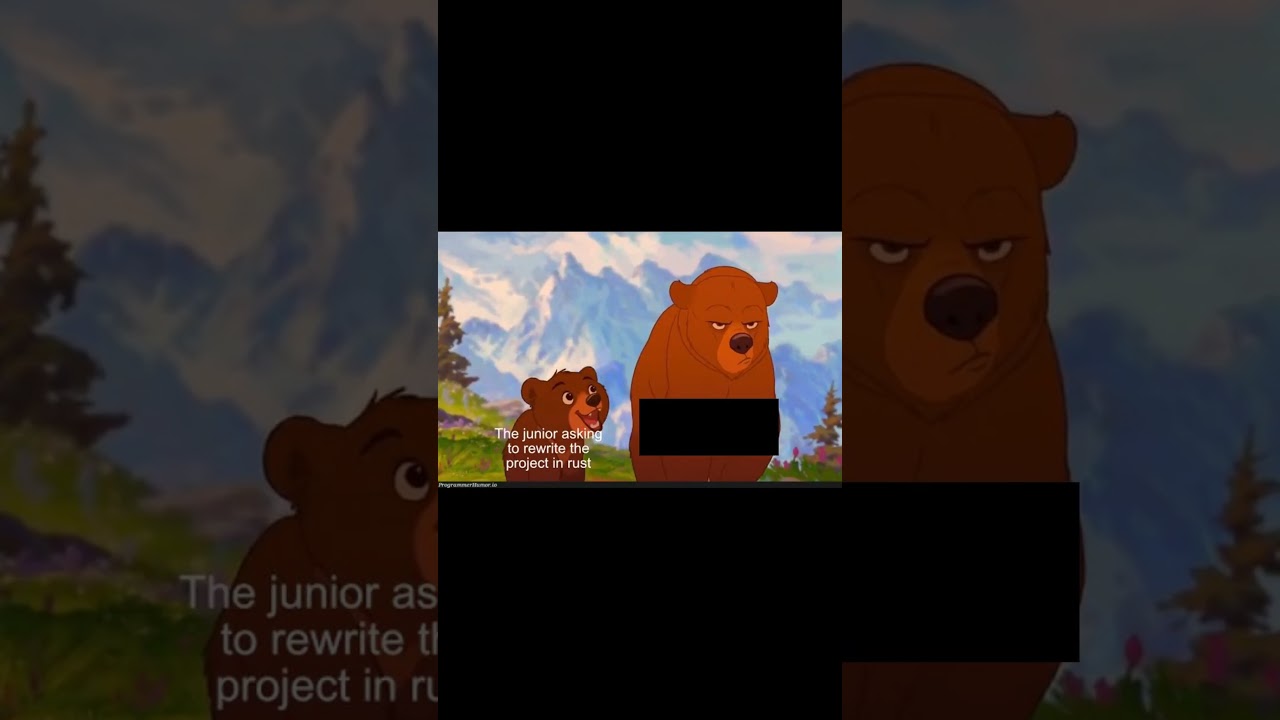 Rust developers be like #programmerhumor #shorts #short