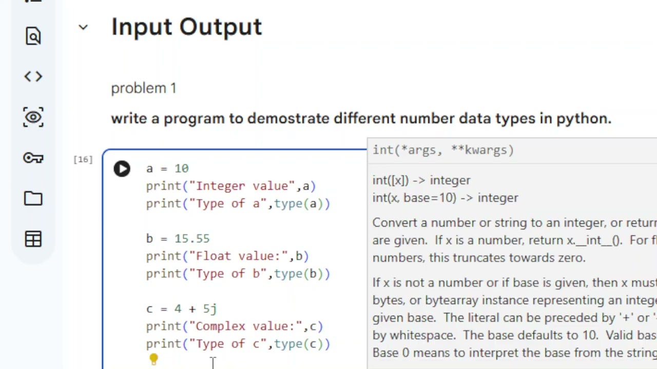 Python Programming Practice Lab problem solution