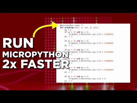 The Factory | Huge MicroPython Speed-Up With WS2812 LEDs - Video ...