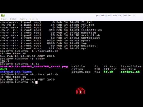 How to execute sh file in Unix