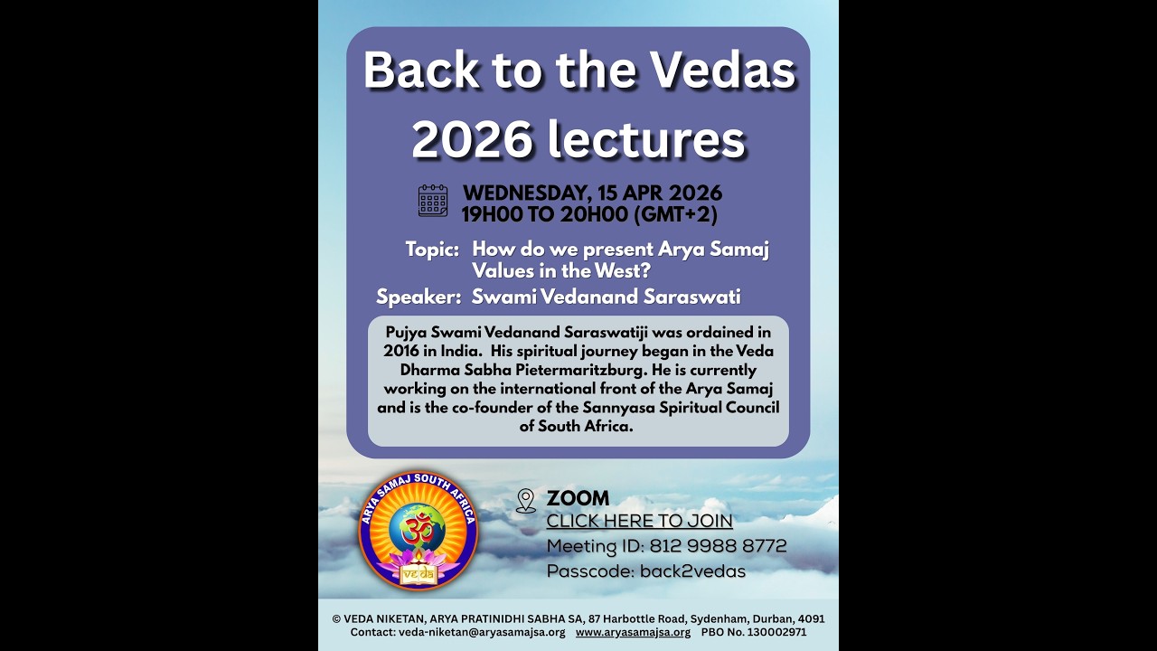 Back to the Vedas: How do we present Arya Samaj values in the West?