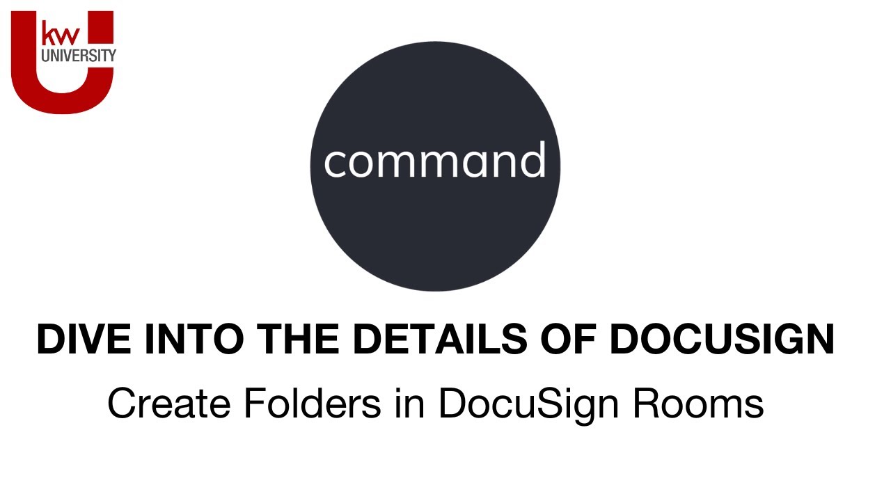 Create Folders in DocuSign Rooms | Dive Into the Details of DocuSign