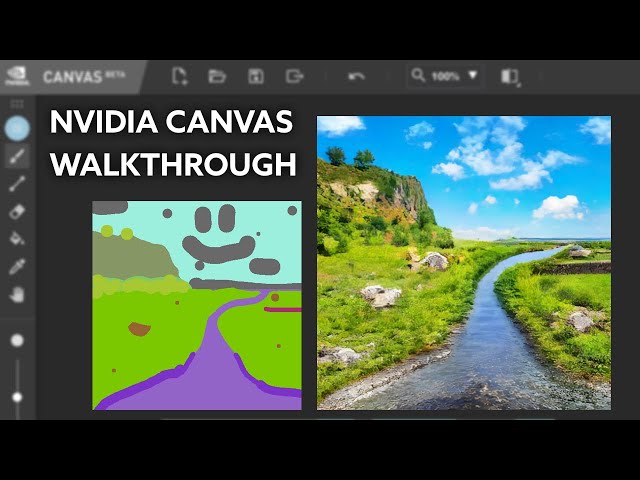 How to use Nvidia Canvas to create AI Art