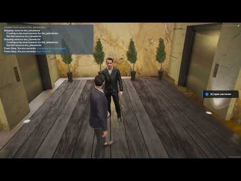 Fivem Job center Script v5 (ESX, QBCORE)