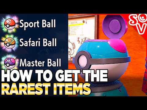 Get the Rarest Pokeballs & Items from Item Printer - Pokemon Indigo Disk