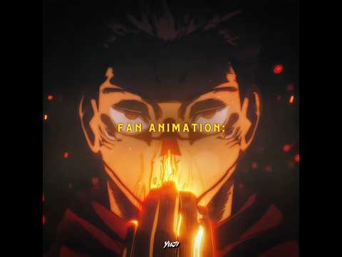 Fan Animation 🤯☠️ || Jujutsu kaisen #sukuna