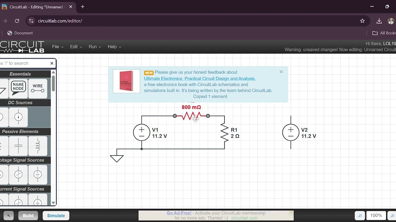 THEVENIN and NORTON Equivalent circuit From CircuitLab