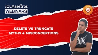 Delete Vs Truncate - Myths & Misconceptions by Satya Ramesh | SQL Server Training, SQL Server ...
