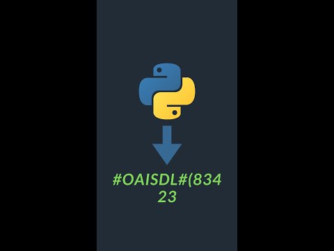 Encryption with Python! #shorts