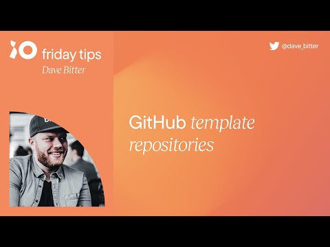 Quickly start new projects with GitHub template repositories | Friday Tips #3