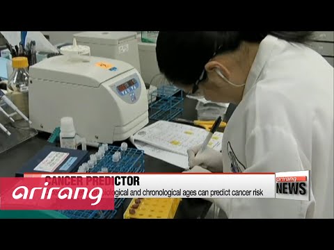 Difference between biological and chronological ages can predict cancer risk