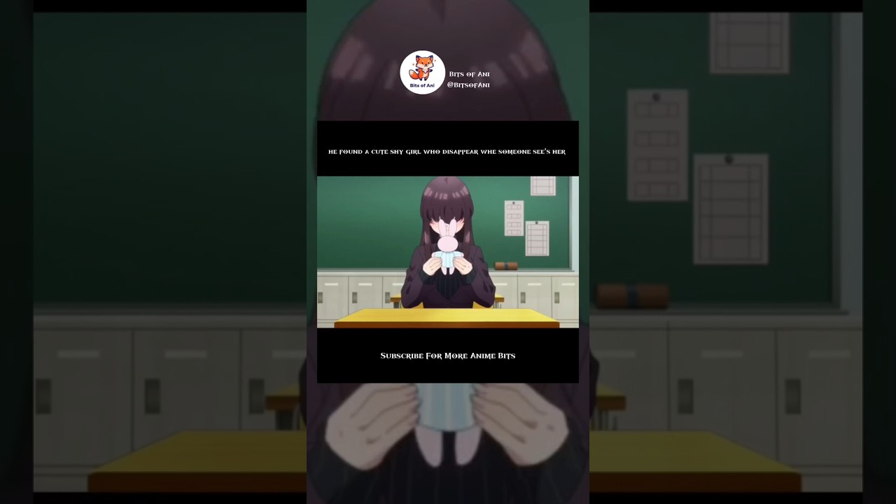 He found a cute shy girl who disappear