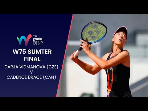 Darja Vidmanova (CZE) v Cadence Brace (CAN) | W75 Sumter Final | ITF World Tennis Tour Highlights |