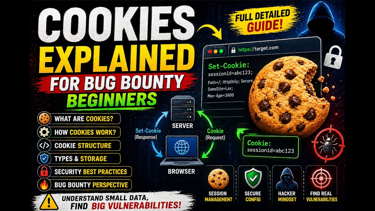 What Are Cookies? 🤯 | How Cookies Work + Bug Bounty Guide (Full Explained)