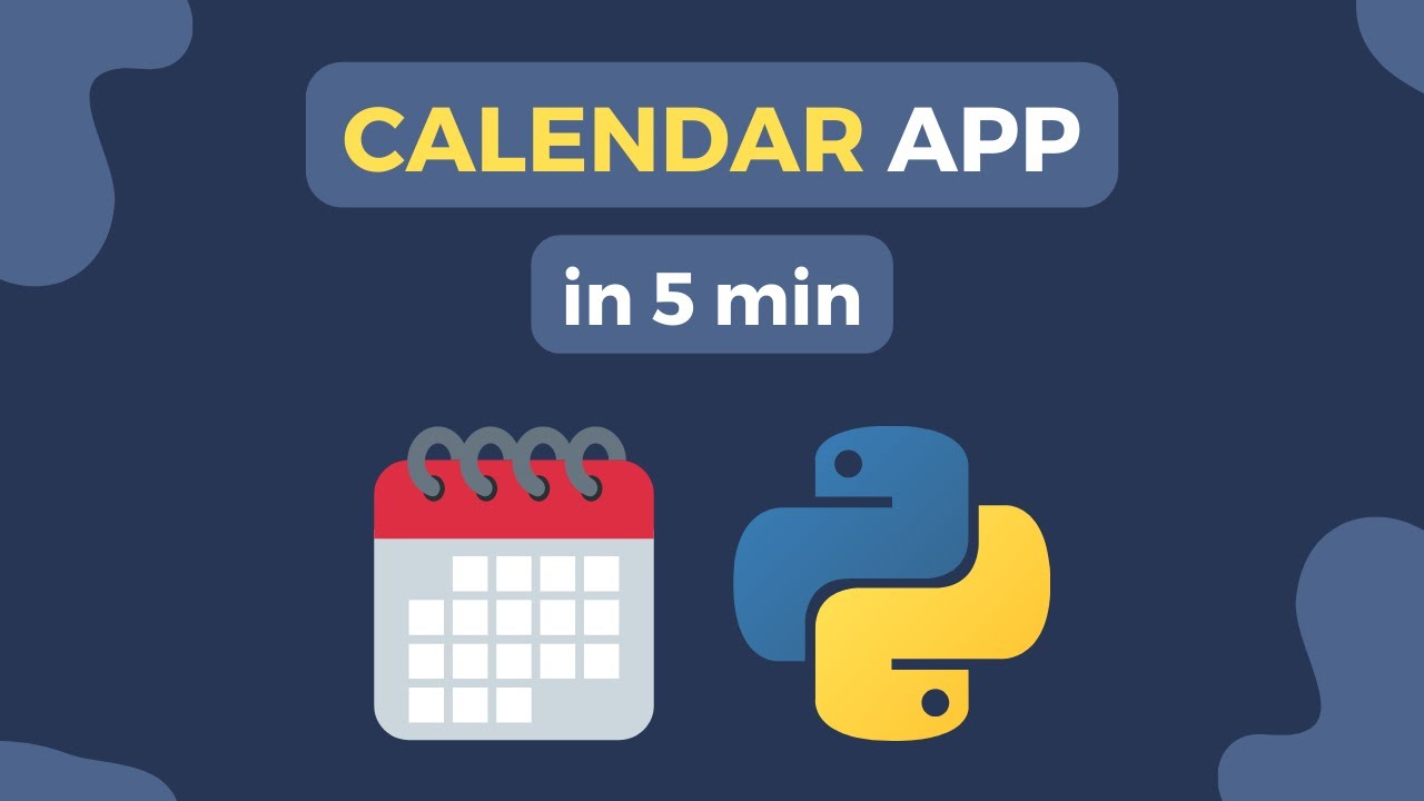 Create a GUI Calendar using Python and Tkinter | Tutorial For Beginners