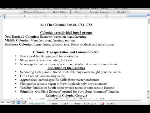 Georgia Royal Colony Lecture Part 1