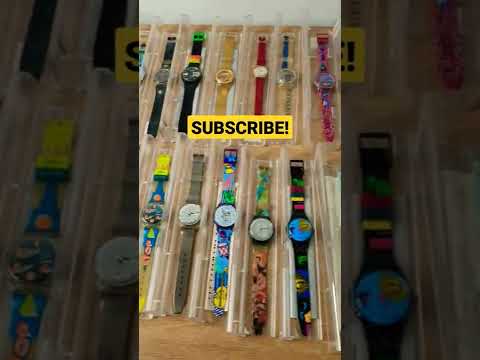 Swatch Watch Collection 90s and 80s Vintage | Rare Swiss Made Swatch Watches for Sale