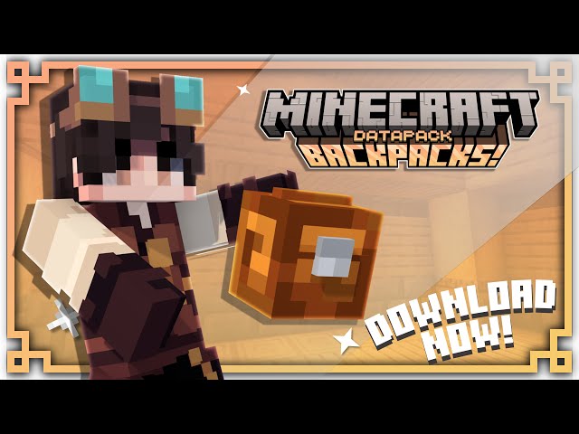 Backpacks! Bring all the items you want with you 1.21.3 Minecraft Data Pack